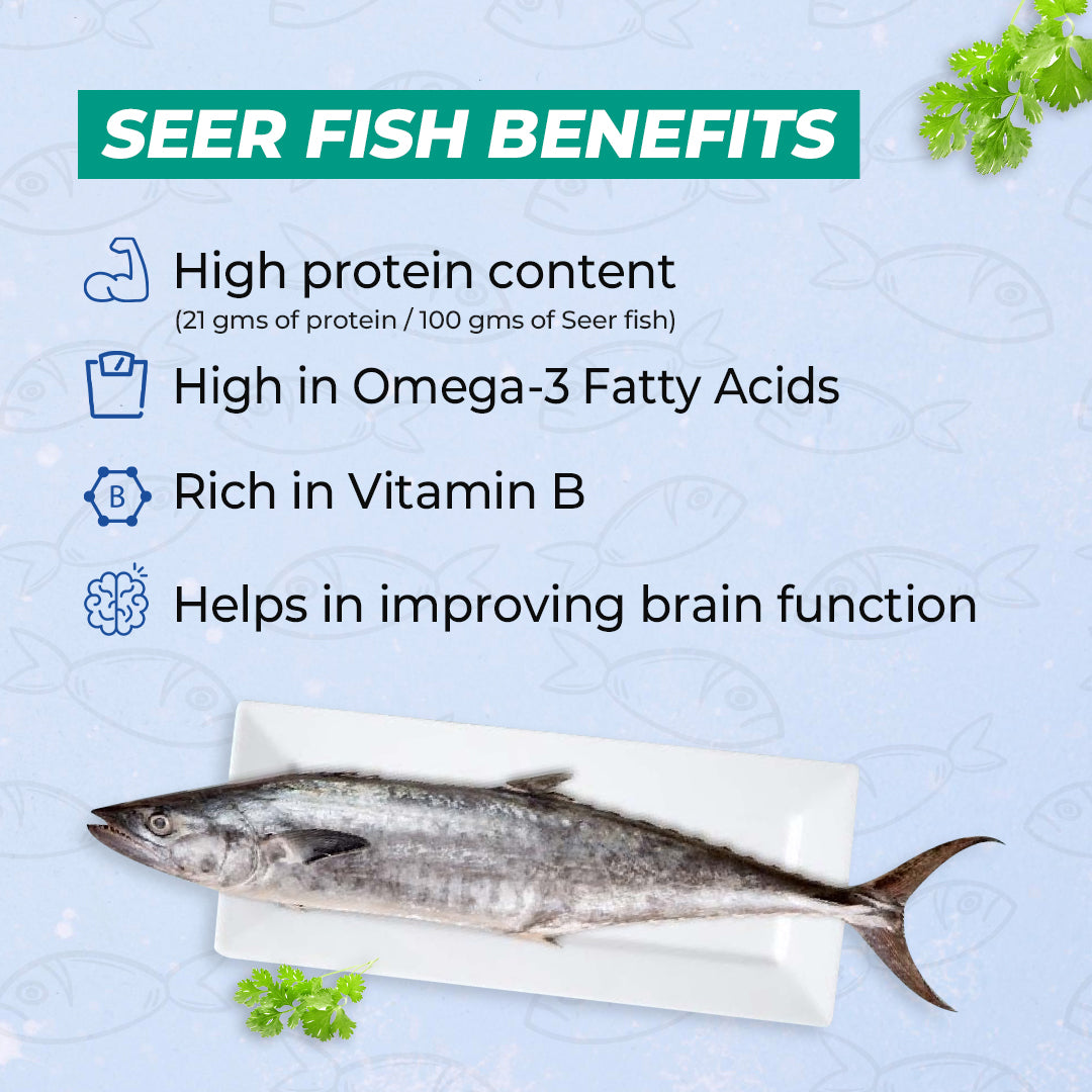 Seer Fish Slices - valued marine fish with high taste & meat quality ...